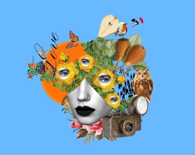 Ejercicio creativo de collage y color ⭐⭐⭐⭐⭐